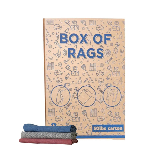 New Multi-Color Heavyweight Thermal Rags – 50 lbs. Box — Wiping Hub