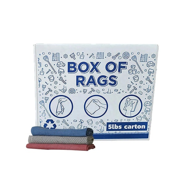 New Multi-Color Heavyweight Thermal Rags - 5 lbs. Box — Wiping Hub