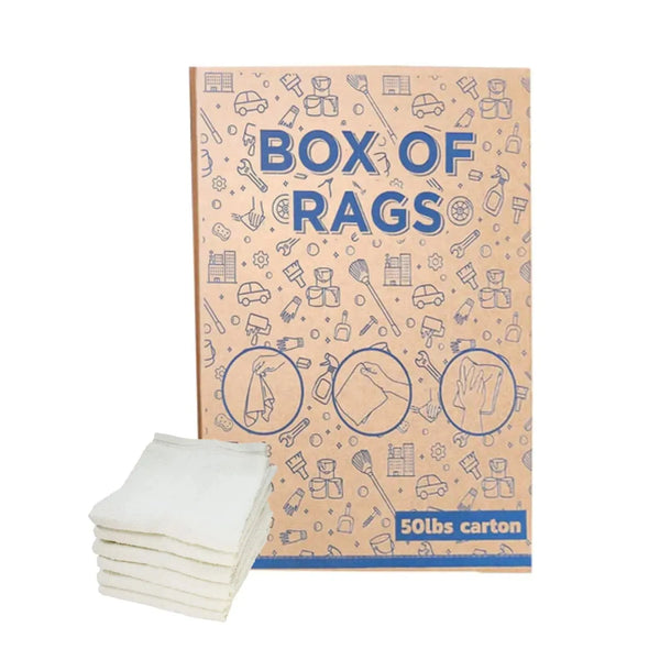 Clean Up Terry White Bar Towels - 14x17 to 16x19 - 50 lbs. Box — Wiping Hub