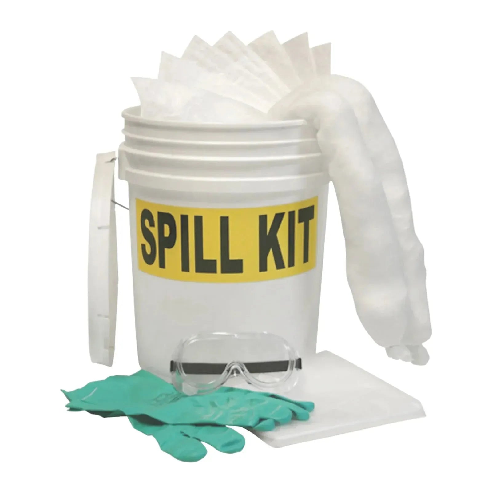 Oil-Only Spill Kit - 5 Gallons — Wiping Hub